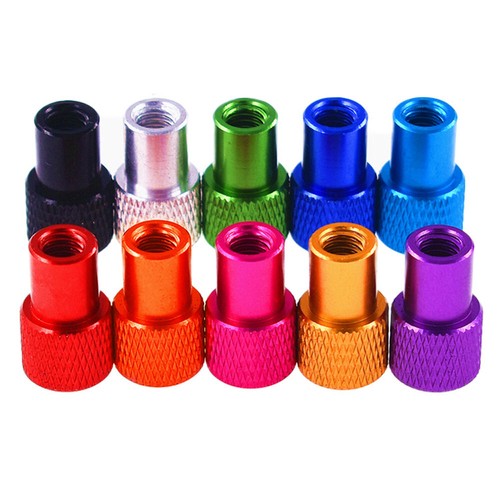 M6 Knurled Thumb Screw With Steps Hand Tighten Bolt Colourful Long 6mm ...
