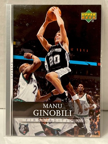 2007-08 UD First Edition Basketball #27 - Manu Ginobili - San Antonio ...