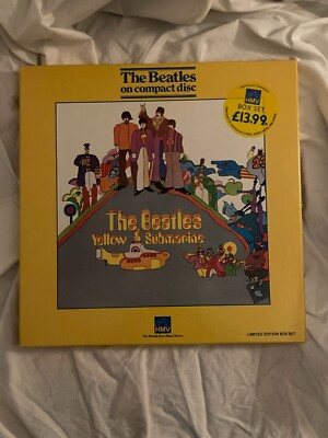 THE BEATLES Yellow Submarine on Compact Disc UK 1987 HMV CD Box Set ...