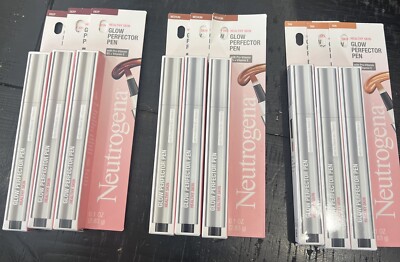 Lot of 3- Neutrogena Healthy Skin Glow Perfector Concealer Pen *CHOOSE ...