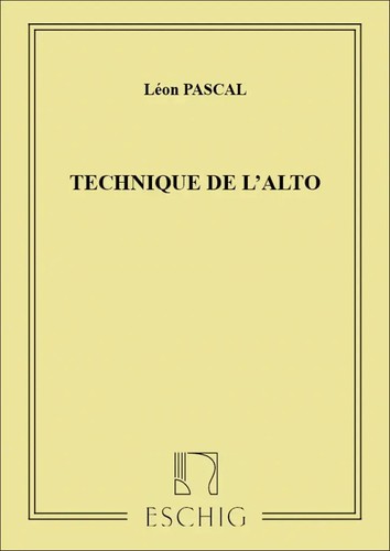 Technique De L'Alto | Buch | Max Eschig | EAN 9790045026325 | eBay.de
