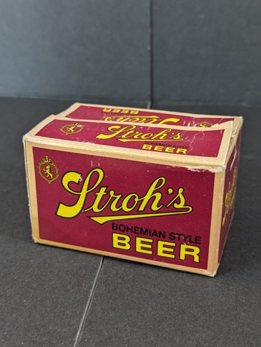 Stroh's Bohemian Beer Mini Bottles Case - With Two Decks Of Cards ...