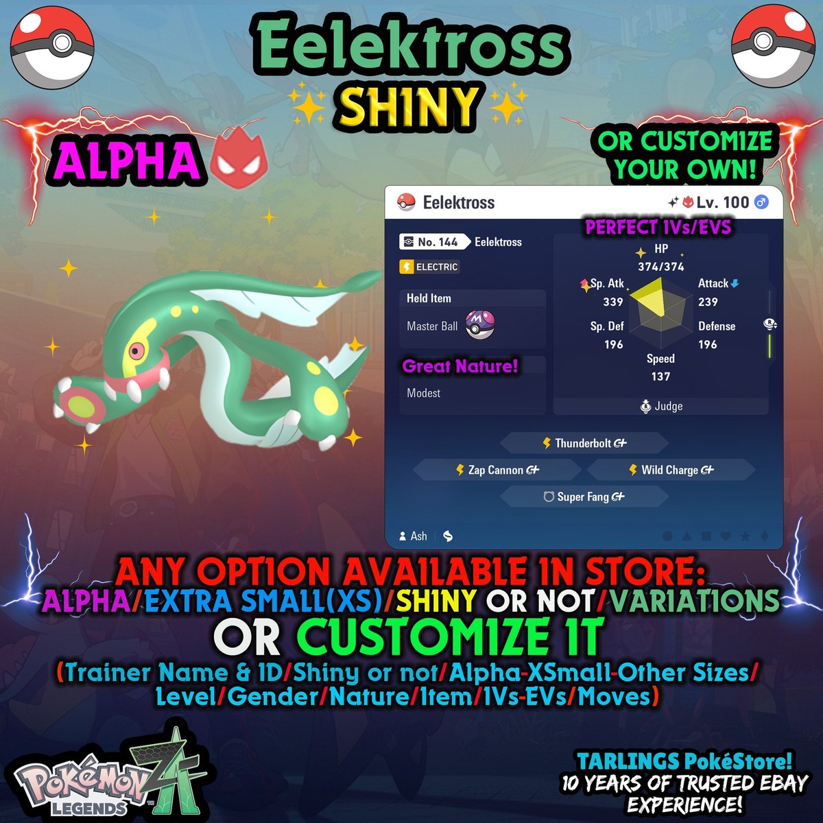 Pokemon Eelektross Best Moveset