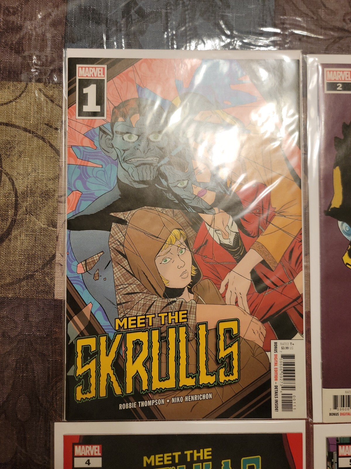 MEET THE SKRULLS 1-5 MARVEL COMIC SET COMPLETE THOMPSON HENRICHON ...