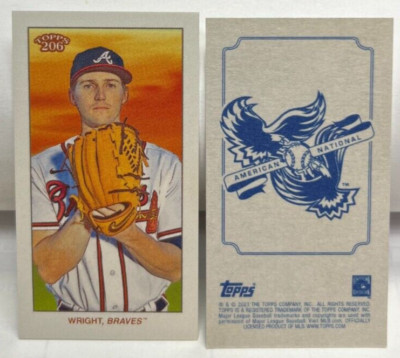 Kyle Wright 2023 Topps 206 Low Series Interleague Logo Back SP /5 ...