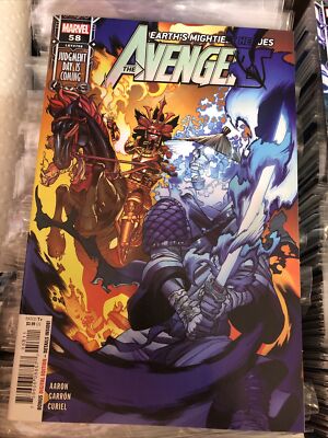Avengers #58 2022 Unread Javier Garron Main Cover Marvel Comic Jason ...
