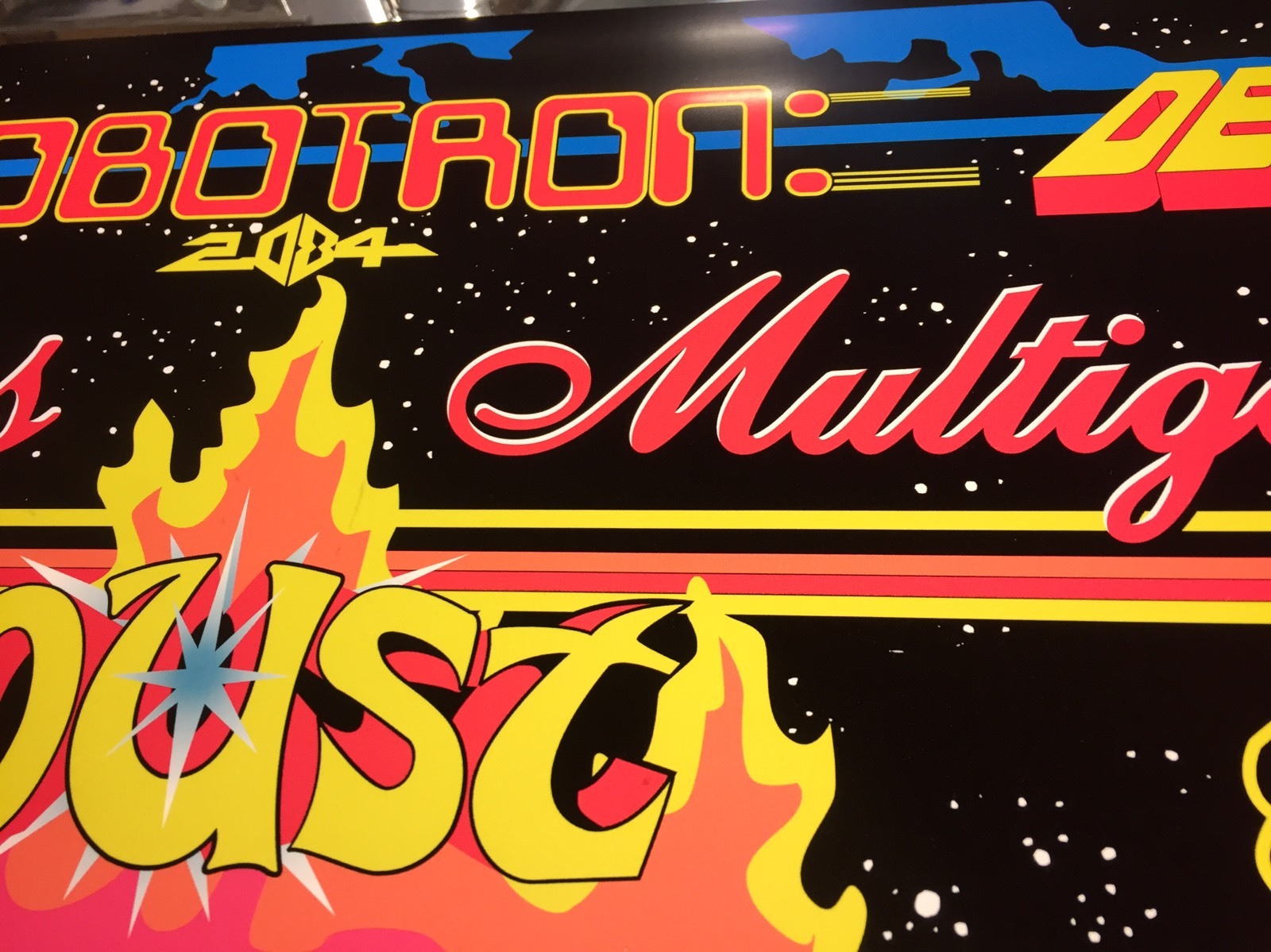 Multi Williams Multicade Arcade Marquee 26"x8" | eBay