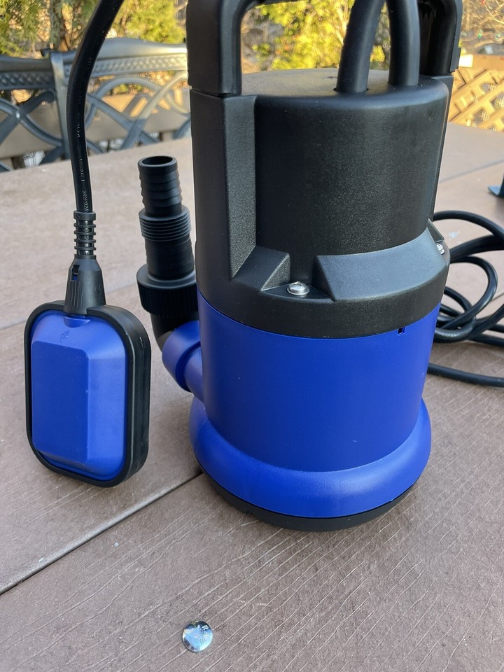 115V 6,000 LPH 250w Submersible Dirty Water electric Sump Pump 20ft ...