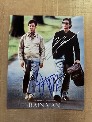 Rain Man Dustin Hoffman & Tom Cruise Autographed Film photo 8” X 10” | eBay