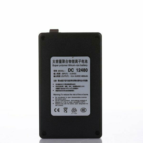 3PC 12V 4800 mAh Multipurpose Li-ion Battery Pack DC 12480 for CCTV ...