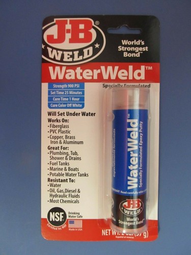 JB Weld Water Weld Epoxy Putty 2 oz. #8277 NEW 43425082770 | eBay