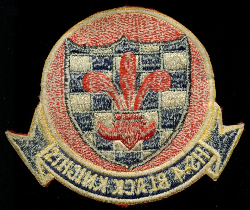 USN HS-4 Black Knights Patch C3 | eBay