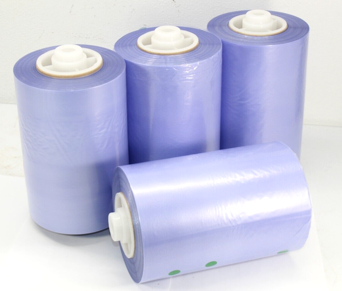 PVC FILM ROLLS - 4000 Piece - for Automatic Shoe Cover Machine - Shrink ...