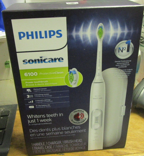 Philips Sonicare ProtectiveClean 6100 Rechargeable Toothbrush ...