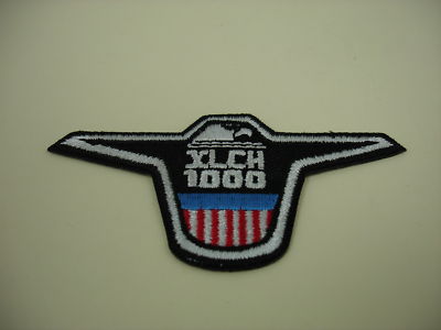 PATCH SEW ON HARLEY-DAVIDSON XLCH SPORTSTER IRONHEAD KICK START 1000 CC ...