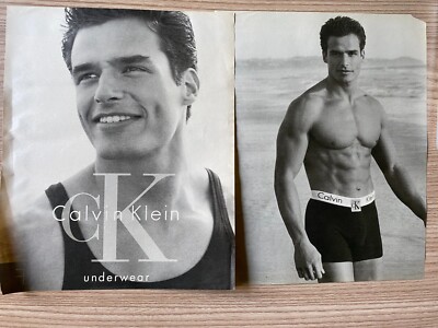Antonio Sabato Jr. For Calvin Klein Fashions 2 pg. Print Advertisement ...