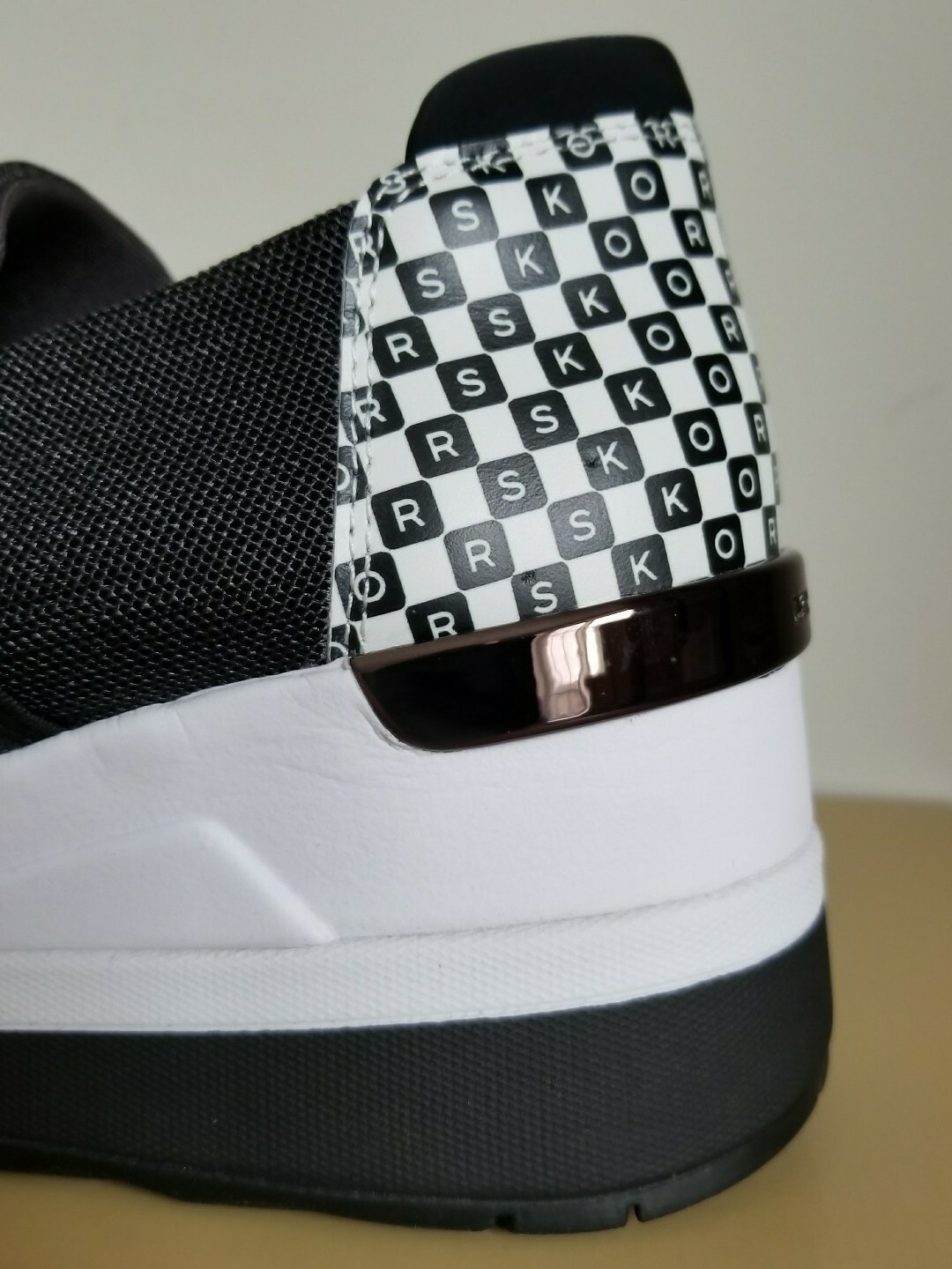 Michael KORS FELIX CHECKERBOARD MK LOGO Trainer Sneakers US 9.5 10 I ...