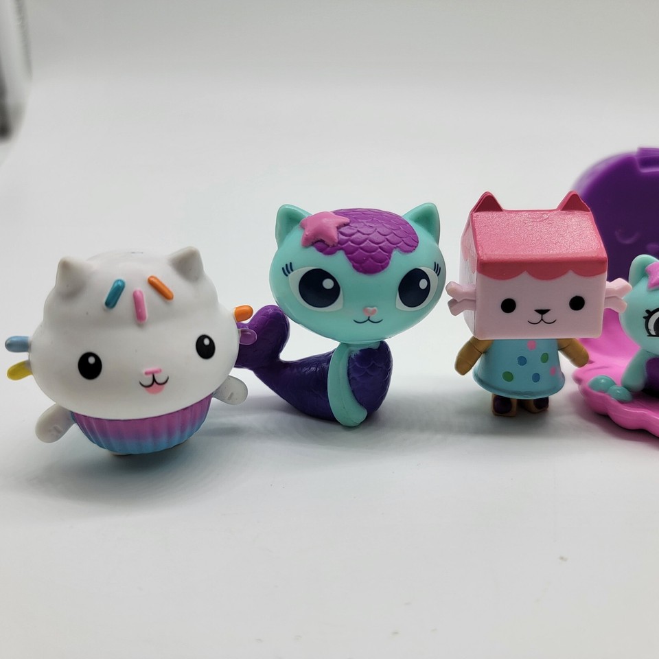 MerCat BoxCat CatRat Cupcake Mermaid Gabby's House Surprise Cake ...