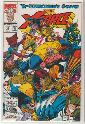 X-Force #16 Cable X-men Wolverine Greg Capullo opened Trading Card ...