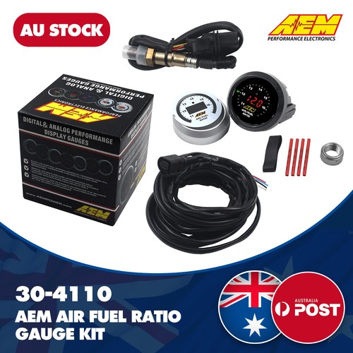 1X NEW AEM 52mm AFR O2 UEGO Wideband Air Fuel Ratio Gauge Kit 30-4110 ...