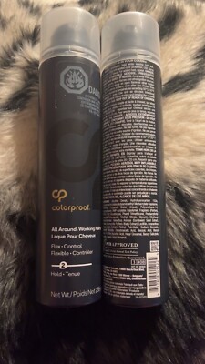 ColorProof All Around Working Hairspray Hold 2 flex control 2pk | eBay