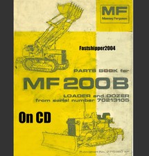 Massey Ferguson 200 Loader Parts Manual for sale online | eBay