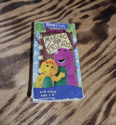 Barney & Friends Sing Along- Barneys Making New Friends (VHS, 1995 ...