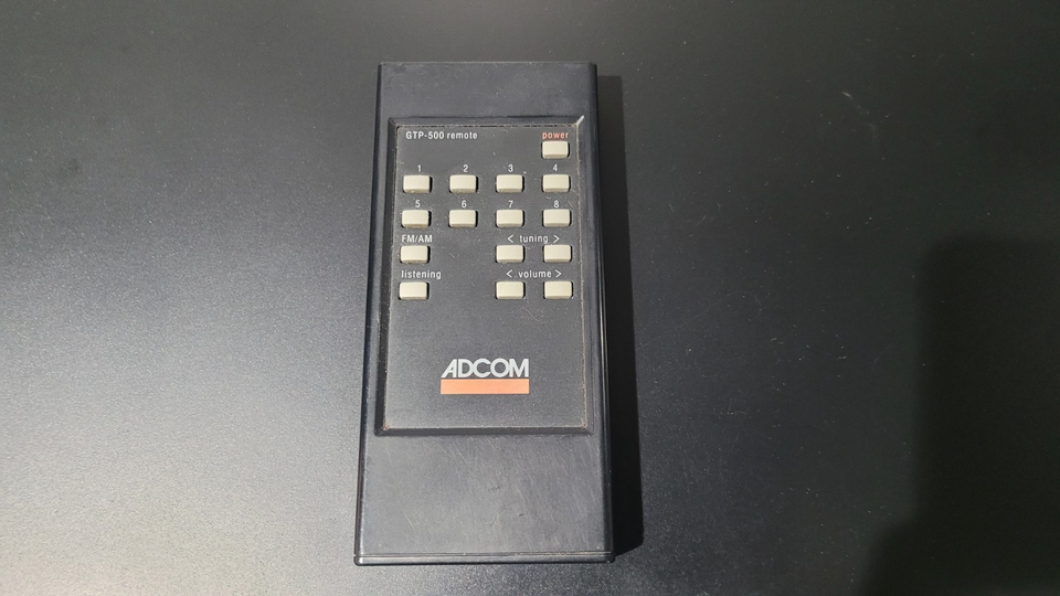 Adcom GTP-500 AM/FM Tuner Preamplifier Works Nice With Remote Made In ...