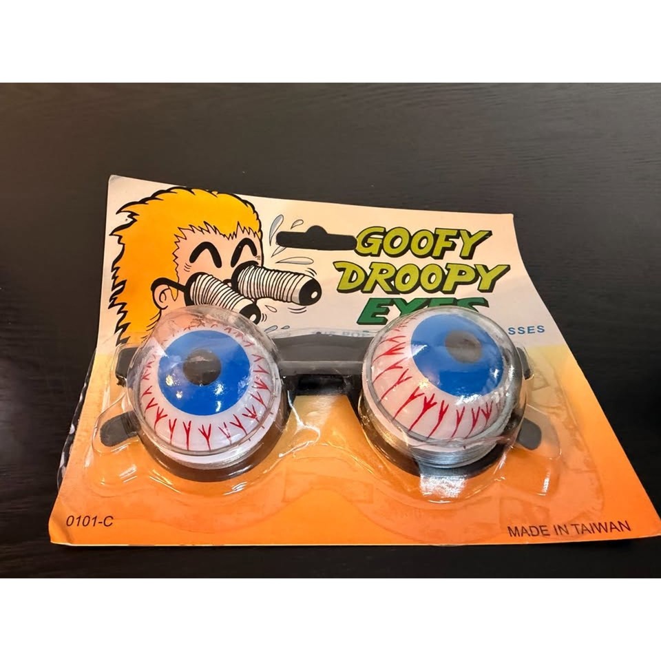 Goofy Eyes Glasses Joke Novelty Gift Funny Gag Silly Prank Weird Magic ...