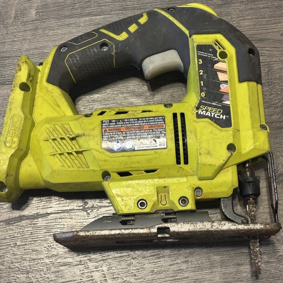 Ryobi P523 18v Cordless Jigsaw Orbital Jig Saw, ONE+ Variable Speed ...