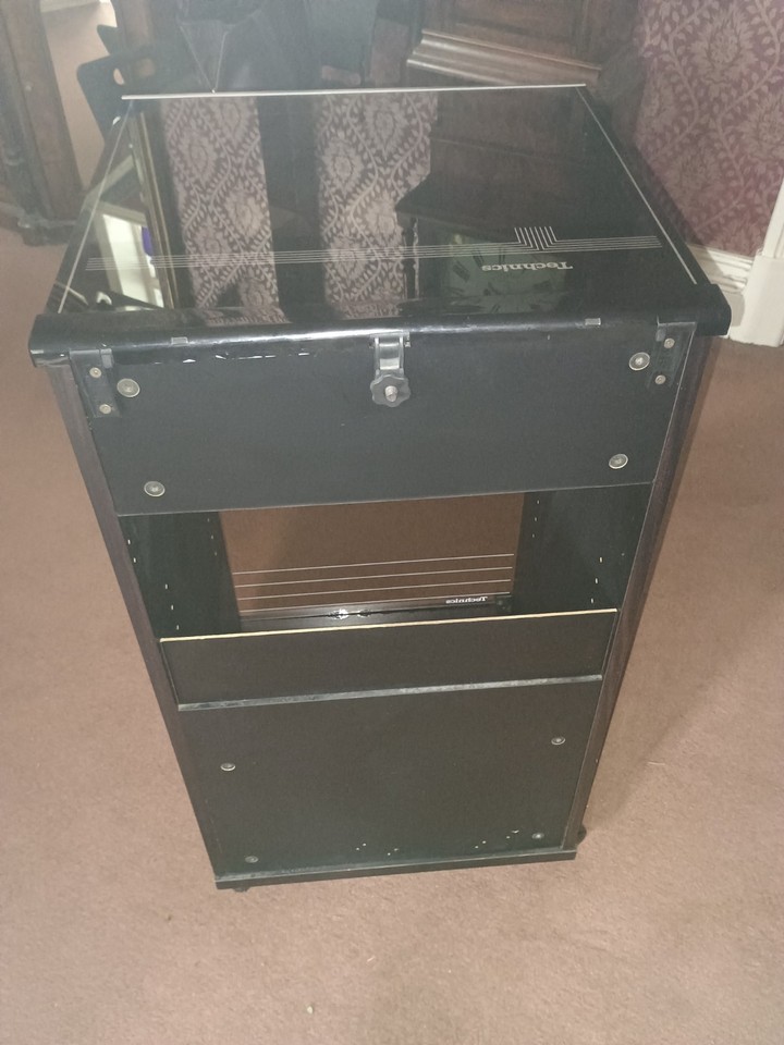 Technics HS-620 Hi Fi Rack/Cabinet brown/black COLLECTION ONLY TERMS ...