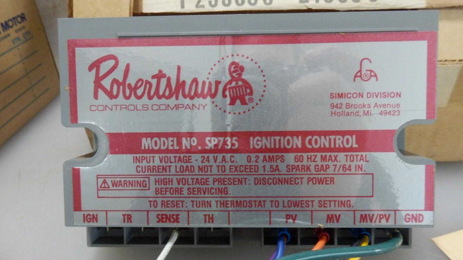 Robertshaw Ignition Control Replacement Kit P233500-213600 SP735 #2420 ...