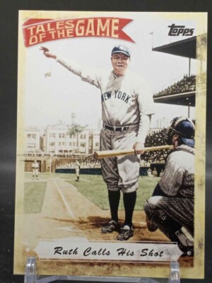 Babe Ruth 2010 Topps Tales Of The Game Calls His Shot New York Yankees ...