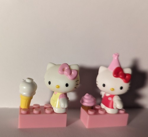 2 Vintage Rare Lego Figure Hello Kitty Stamped '12 Sanrio Desserts | eBay