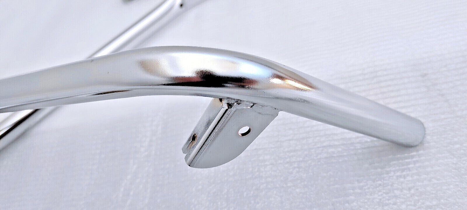 SCOTT BONNAR 45 HANDLEBARS FULL SET (HARD CHROME PLATED) +LEVER+FIXINGS ...