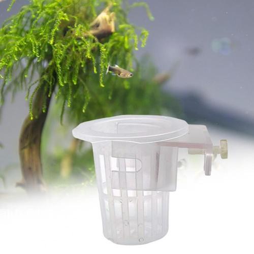 2Pcs Adjustable Fish Tank Planter Cups ABS Hydroponic Planting Cup ...
