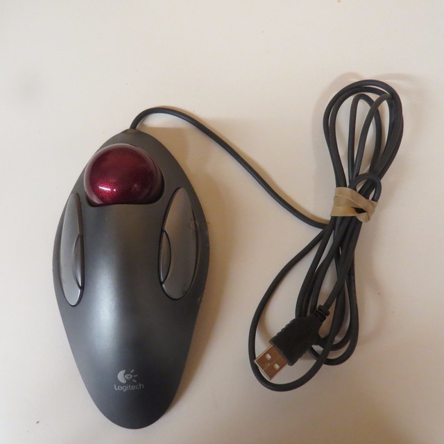 + Logitech T-BC21 USB Trackman Marble Mouse Trackball | eBay