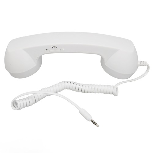 (White)3.5mm Retro Handset Cell Phone Receiver Microphone Speaker Retro Phone 7428629482893| eBay