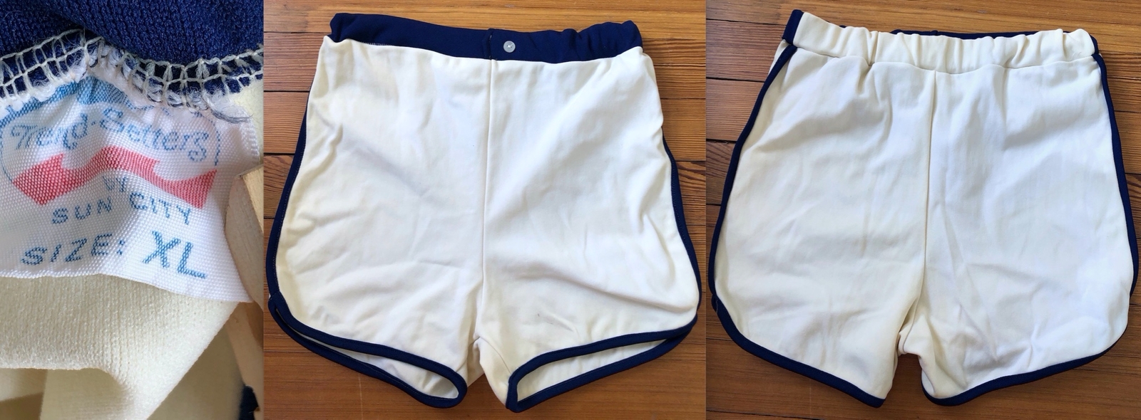 VTG 60s 70s TREND-SETTERS SUN CITY ACETATE KNIT TRUNK… - Gem