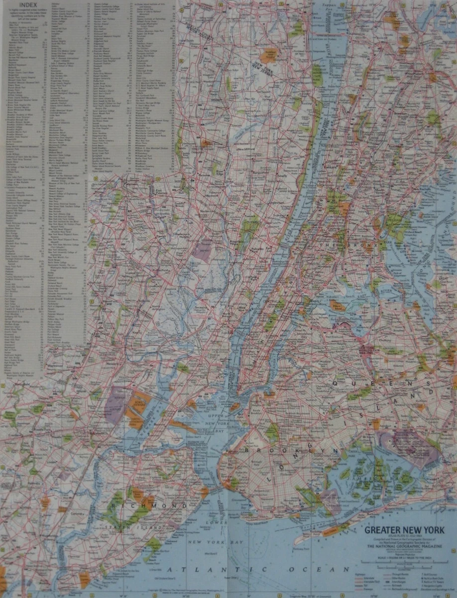 Brooklyn New York Road Map