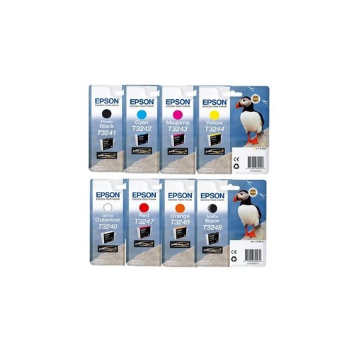 Epson T324 ( Set of 8 ) Sure Color SC-P400 Genuine Ink Cartridges | eBay