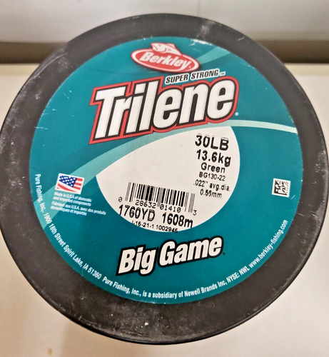 Berkley Trilene Big Game Mono 30lb 1760yd Green BG130-22 | eBay