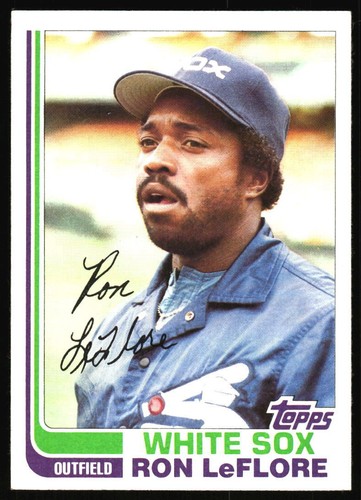 1982 Topps Ron LeFlore #140 Chicago White Sox | eBay