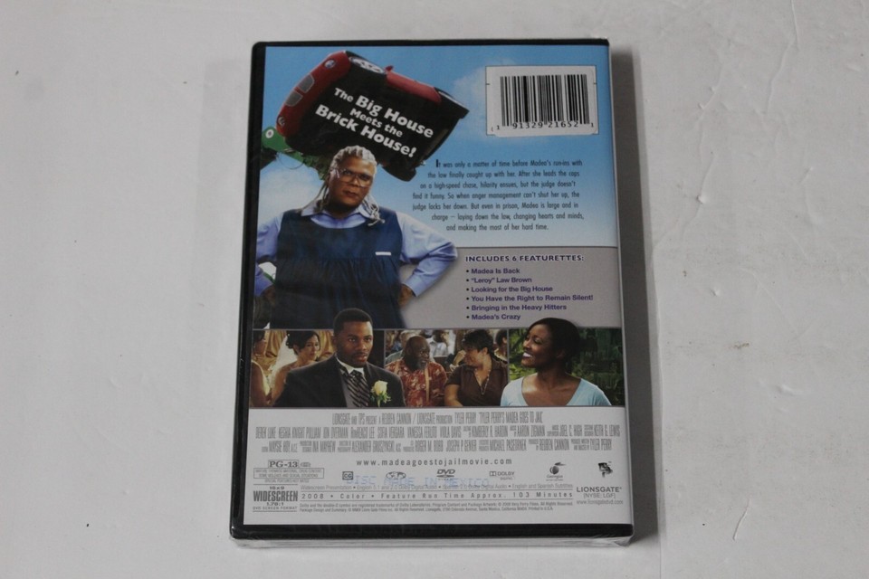 Tyler Perry's Madea Goes to Jail (DVD, 2009) Brand New Sealed Free ...