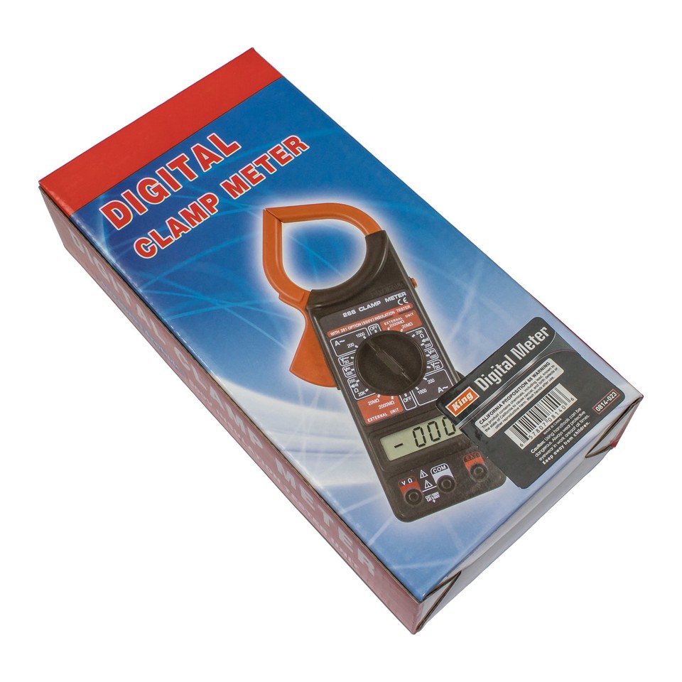 AC Current 1000amp Voltage/ DC Voltage Digital Clamp Meter reader 1-3/4 ...