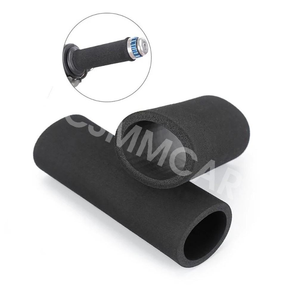 Motorcycle Handlebar Cover Slip-on Foam Anti Handlebar Grip Covers For ...