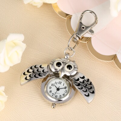 Fashion Keychain Key Ring Hanging Pocket Watch Analog Quartz Nurse Fob ...