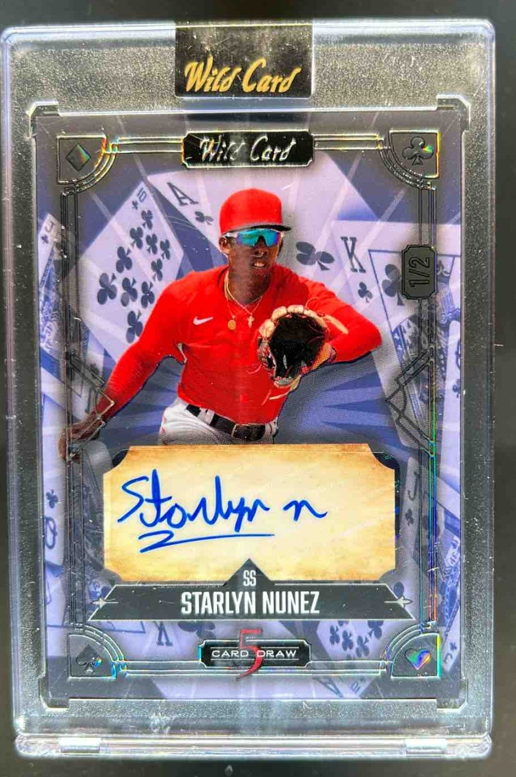 Starlyn Nunez 2024 Wild Card Five Card Draw #5CDM-SNA Modern Auto Black ...