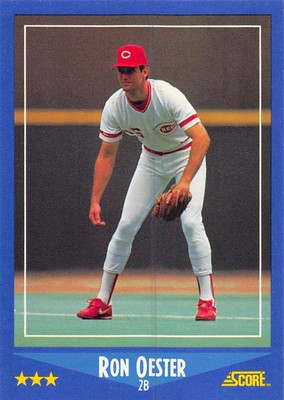 Ron Oester 1988 Score 183 Cincinnati Reds Baseball Card | eBay Australia