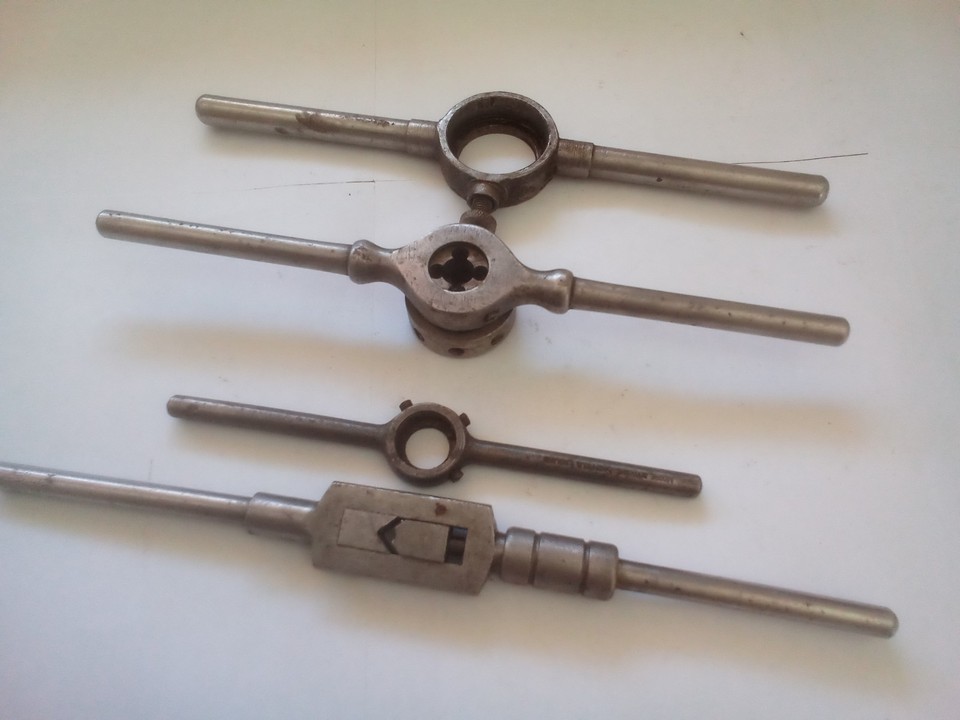 Job Lot of 4x Vintage Tap/Die Wrenches, Hand tools. (18 | eBay UK